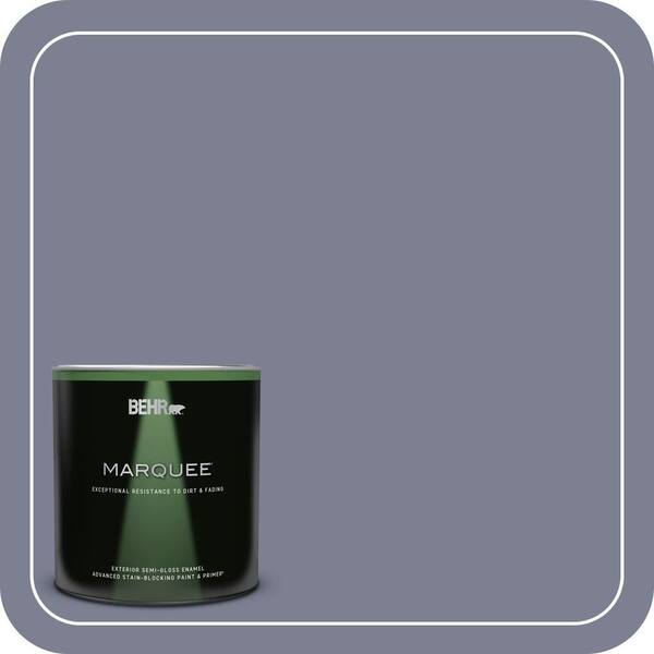 BEHR MARQUEE 1 qt. #620F-5 Majestic Mount Semi-Gloss Enamel Exterior ...