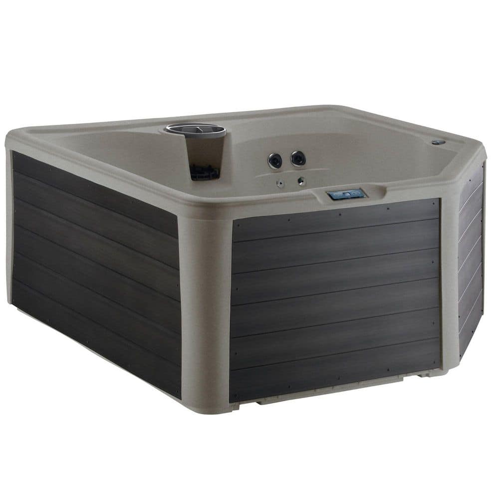 HYDROLUXE SPAS Tahiti Hot Tub 4-Person, 22-SS Jet Lounger, 110V/230V ...