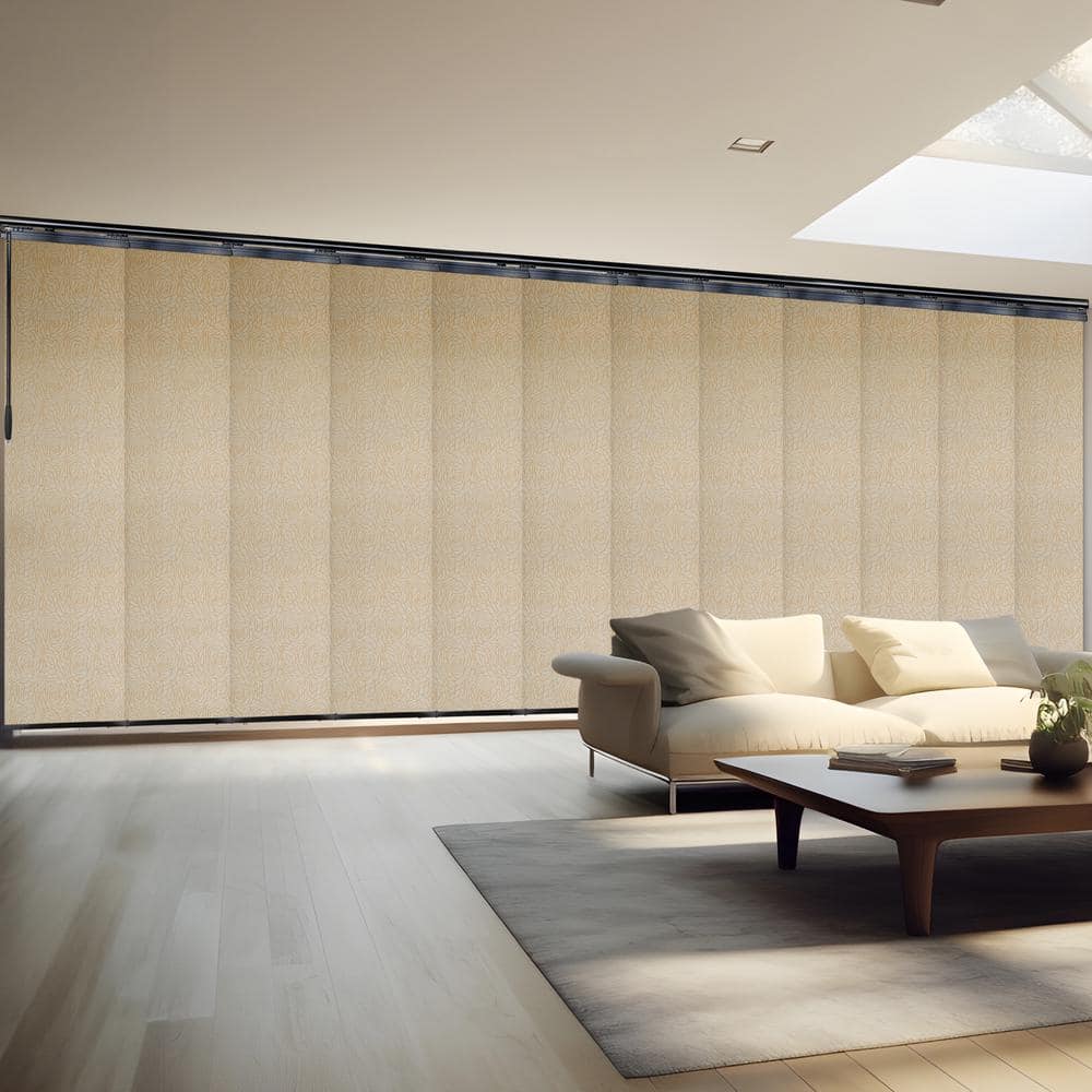 EMOH Leilani 140 in. x 260 in. W x 94 in. L Adjustable 12-Panel, Black ...