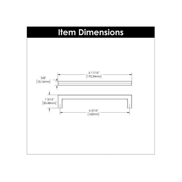 HICKORY HARDWARE Skylight Collection 6-5/16 in. Modern HICKORY HARDWARE Skylight Collection 6-5/16 in. Modern