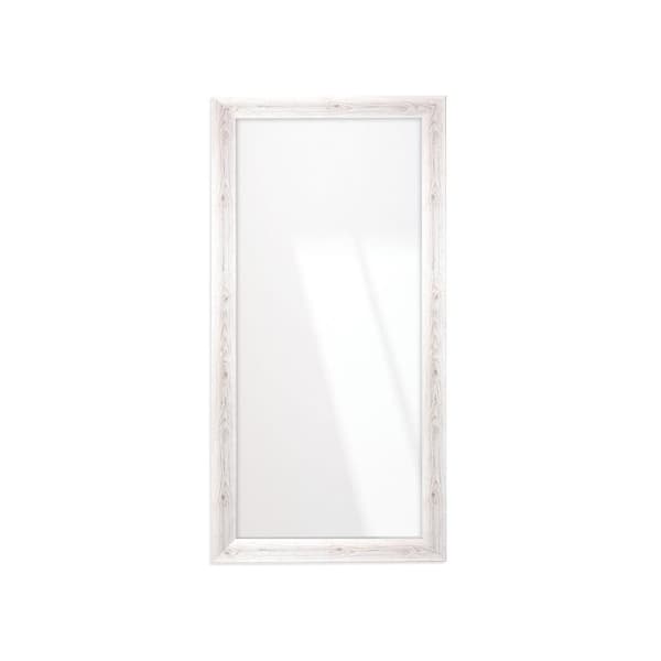 BrandtWorks 33 in. W x 67 in. H Coastal Weather Beaten White Sloped ...