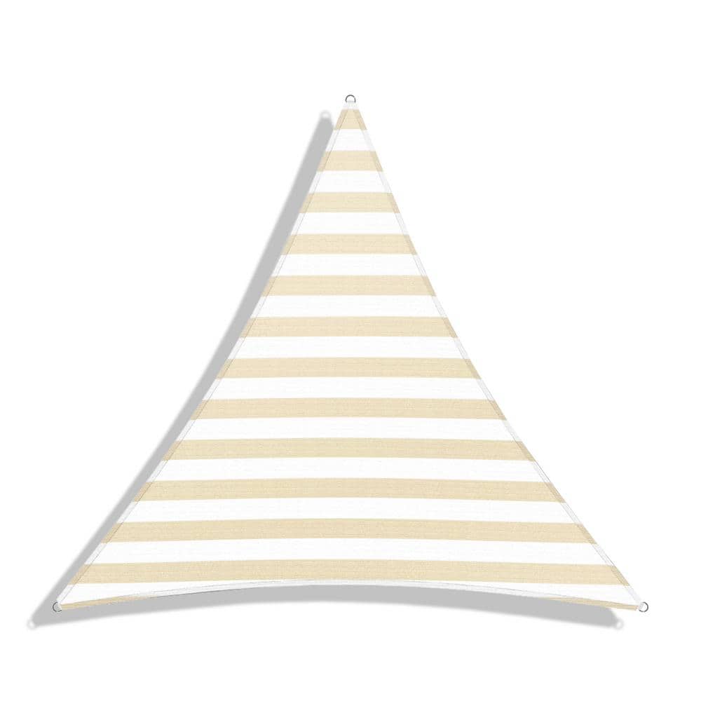 BANSA ROSE 15 ft. x 15 ft. Beige Triangle Heavy Weight Sun Shade Sail ... BANSA ROSE 15 ft. x 15 ft. Beige Triangle Heavy Weight Sun Shade Sail ...
