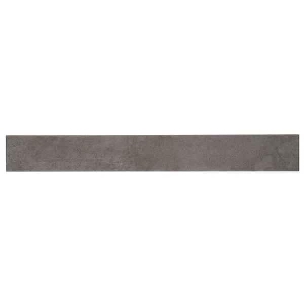 Apollo Tile Cordera 3 x 6 in. Charcoal Gray Matte Porcelain Plank Tile ...