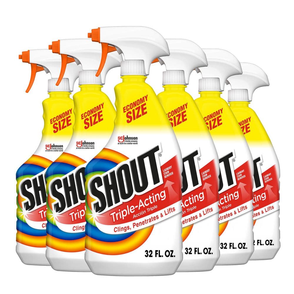 Shout 32 fl. oz. Trigger Fabric Stain Remover (6-Pack) 308680 - The ...