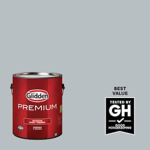 Glidden Essentials 1 gal. PPG1012-4 Gray Frost Semi-Gloss Interior ...