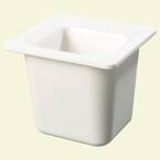 Carlisle Coldmaster 6 in. Sixth Size Deep White Standard Food Pan ...