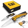 CAT 3-Piece 9-in-1 Multi-Tool, Knife, and Multi-Tool Key Chain Gift Box ...
