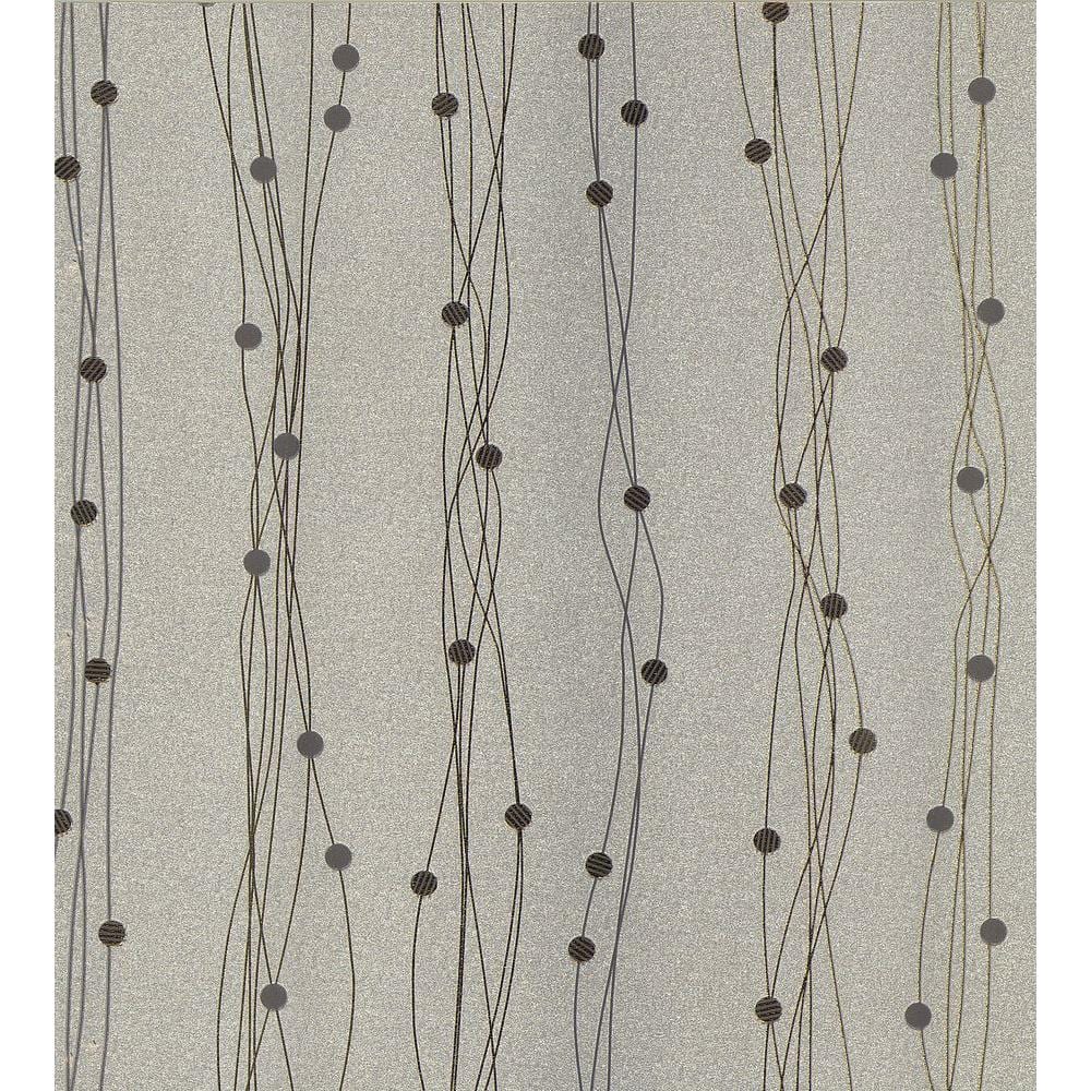 Brewster Simple Space Contempory Stripe Wallpaper Sample 141-65502SAM ...