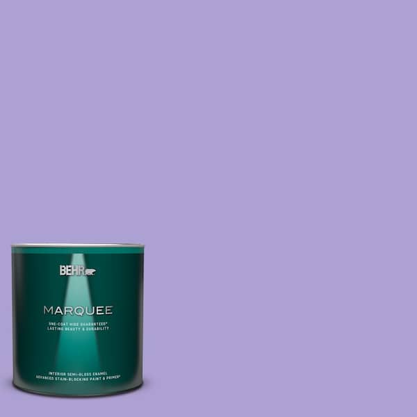 BEHR MARQUEE 1 qt. #P560-4 Magic Wand Semi-Gloss Enamel Interior Paint ...