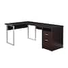 Cappuccino Computer Desk HD7256 - The Home Depot