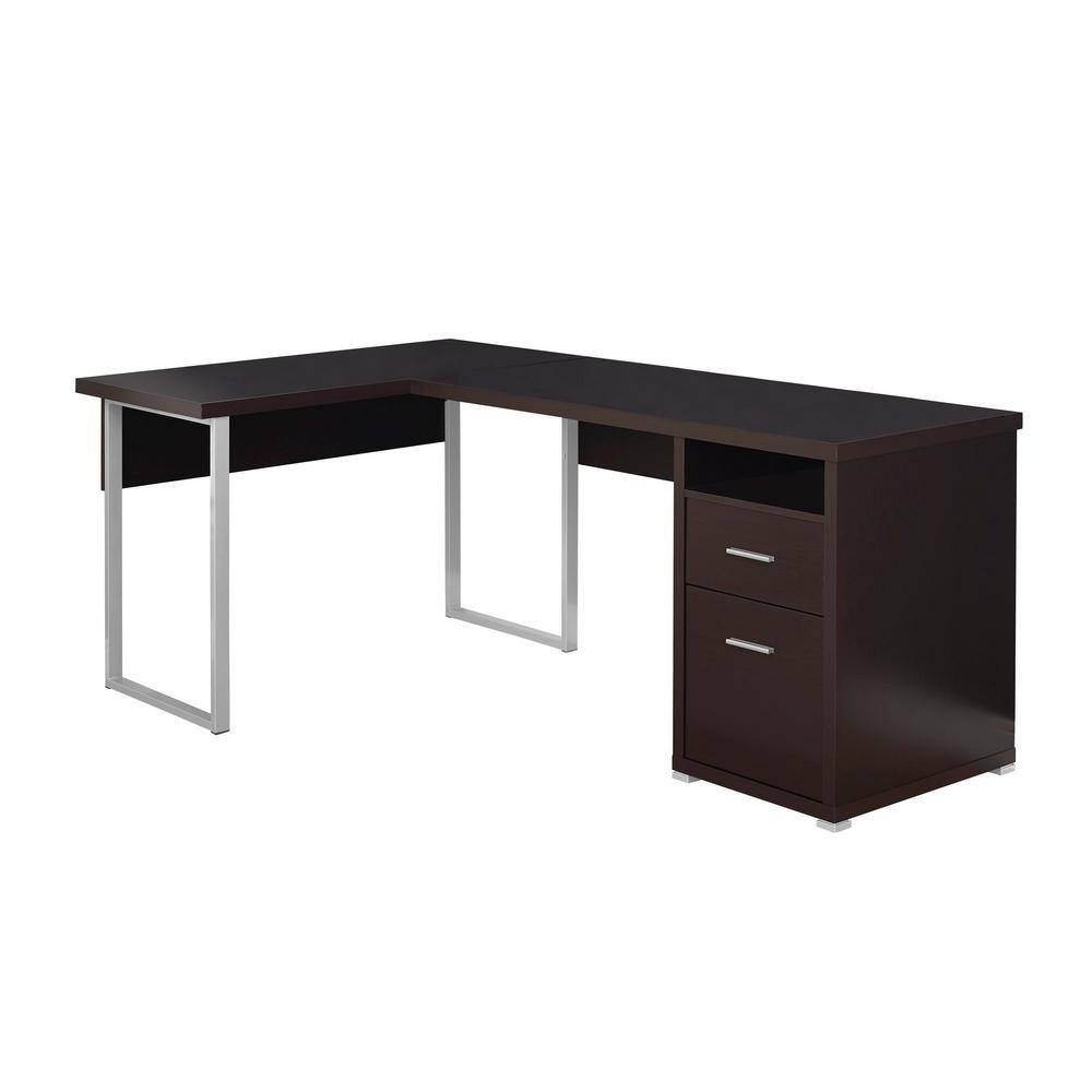 Cappuccino Computer Desk HD7256 - The Home Depot