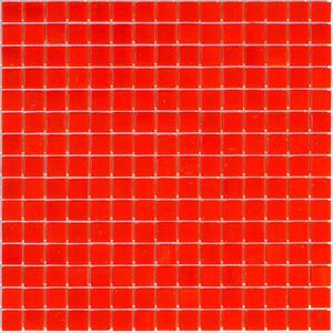 Apollo Tile Celestial 4" x 6" Glossy Scarlet Red Glass Mosaic Uniform ...