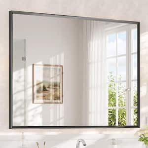 Bonosuki 24 in. H x 36 in. W Rectangle Aluminum Framed Mirrors for ...