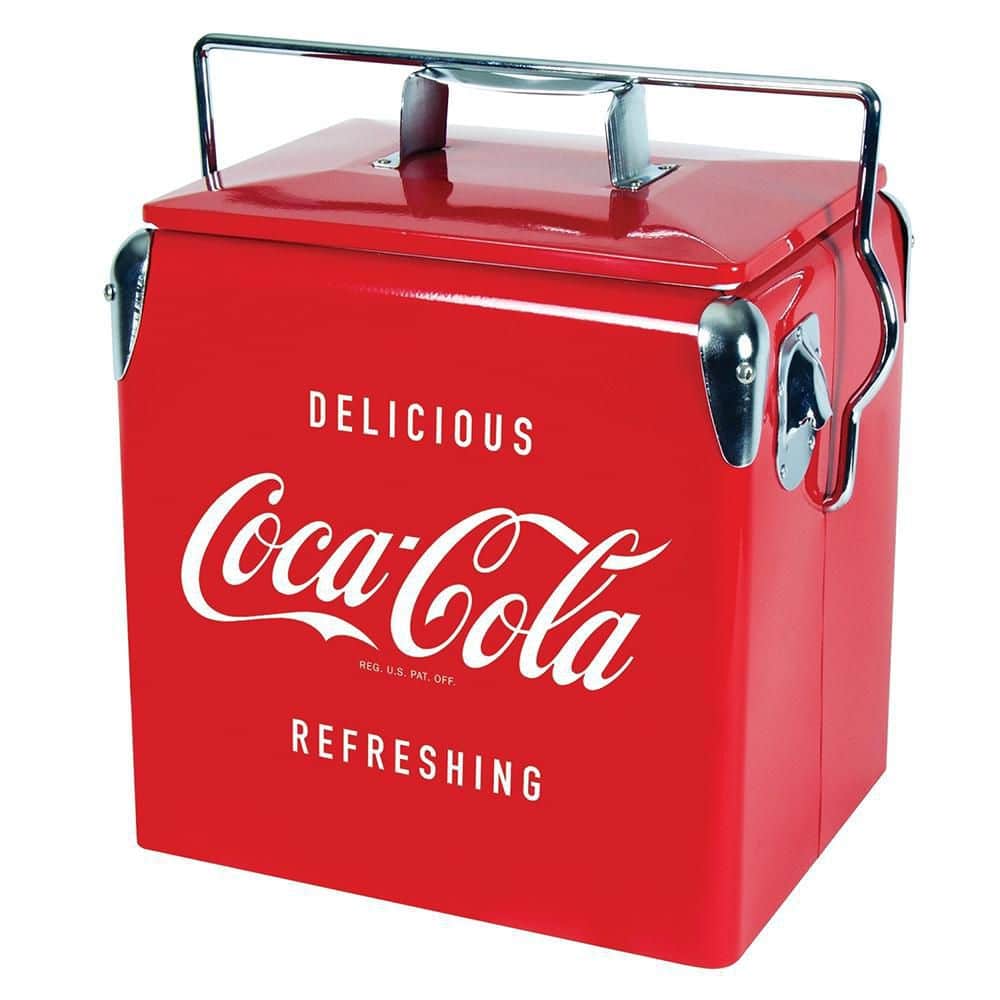Koolatron Official Coca Cola Design 14 qt. 13 L Drink Cooler CCVIC-13 ...