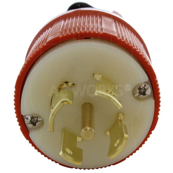 AC WORKS NEMA L22-30P 30A 3-Phase Y 277/480V 5-Prong, 46% OFF