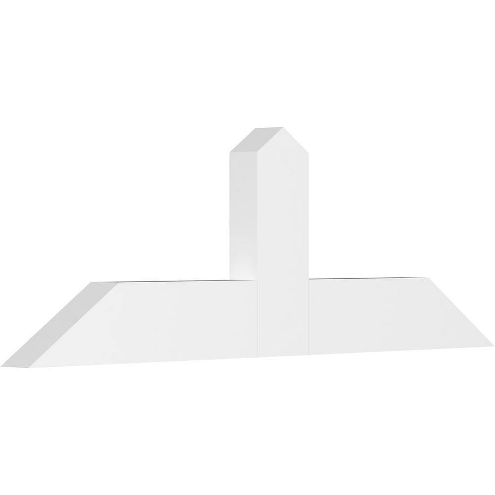 Ekena Millwork Portland 36 in. W x 12 in. H x 2 in. D Signature ...