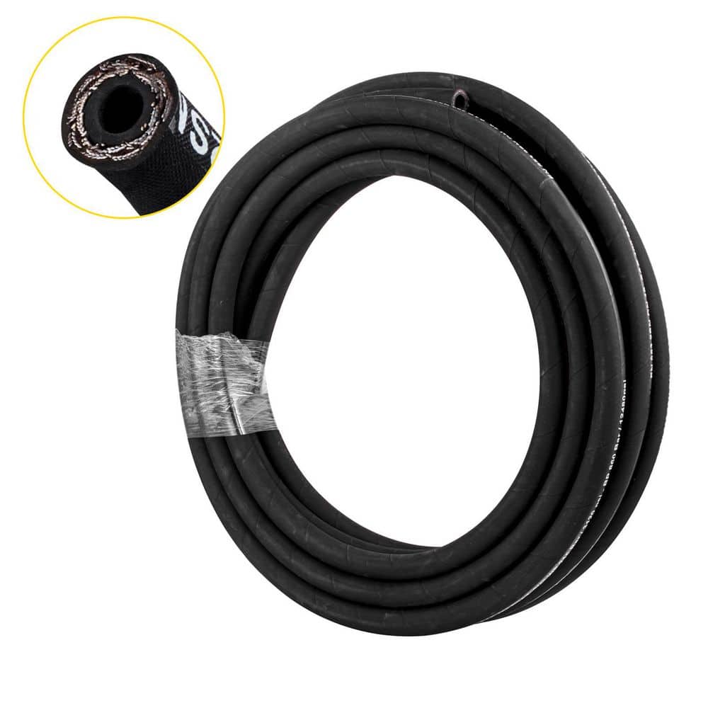 SKYSHALO Coiled Hydraulic Hose 5800 PSI, Hydraulic Hose 1/4 in. x 328 ...