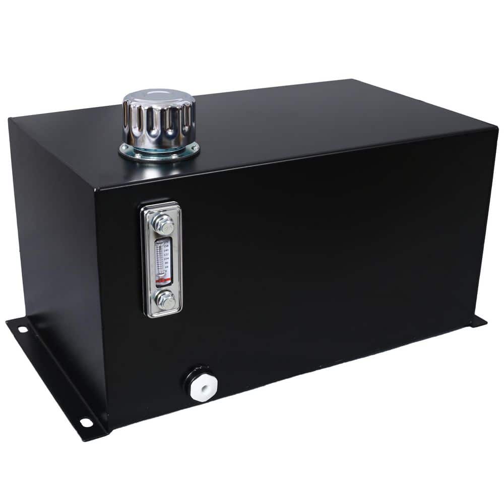 Amucolo 10 Gal. Heavy Duty Hydraulic Steel Tank Reservoir, Gasoline ...