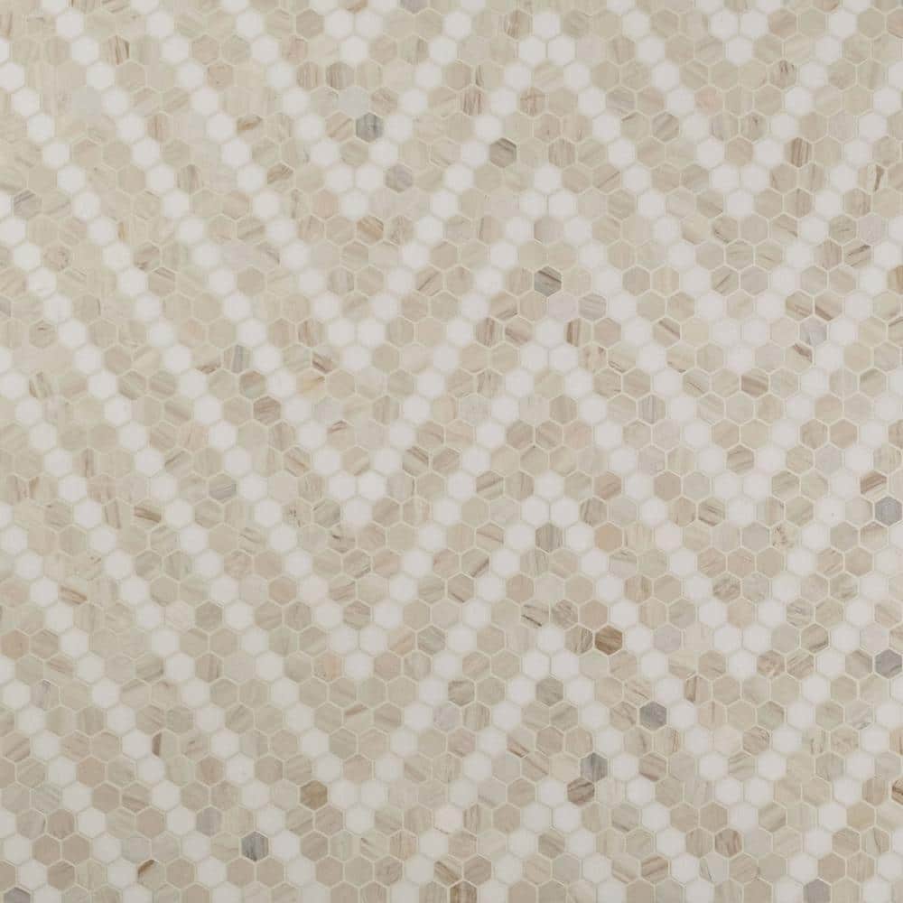 MSI Take Home Tile Sample-Angora Sazi 4 in. x 4 in. x 10mm Polished ...