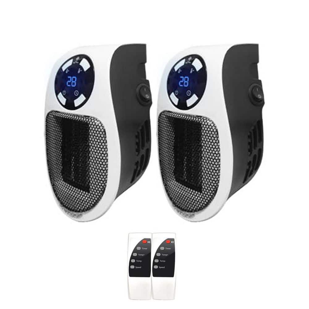 N/A. 500W Electric Forced Air Wall Outlet Ceramic Heater Force Air with ...