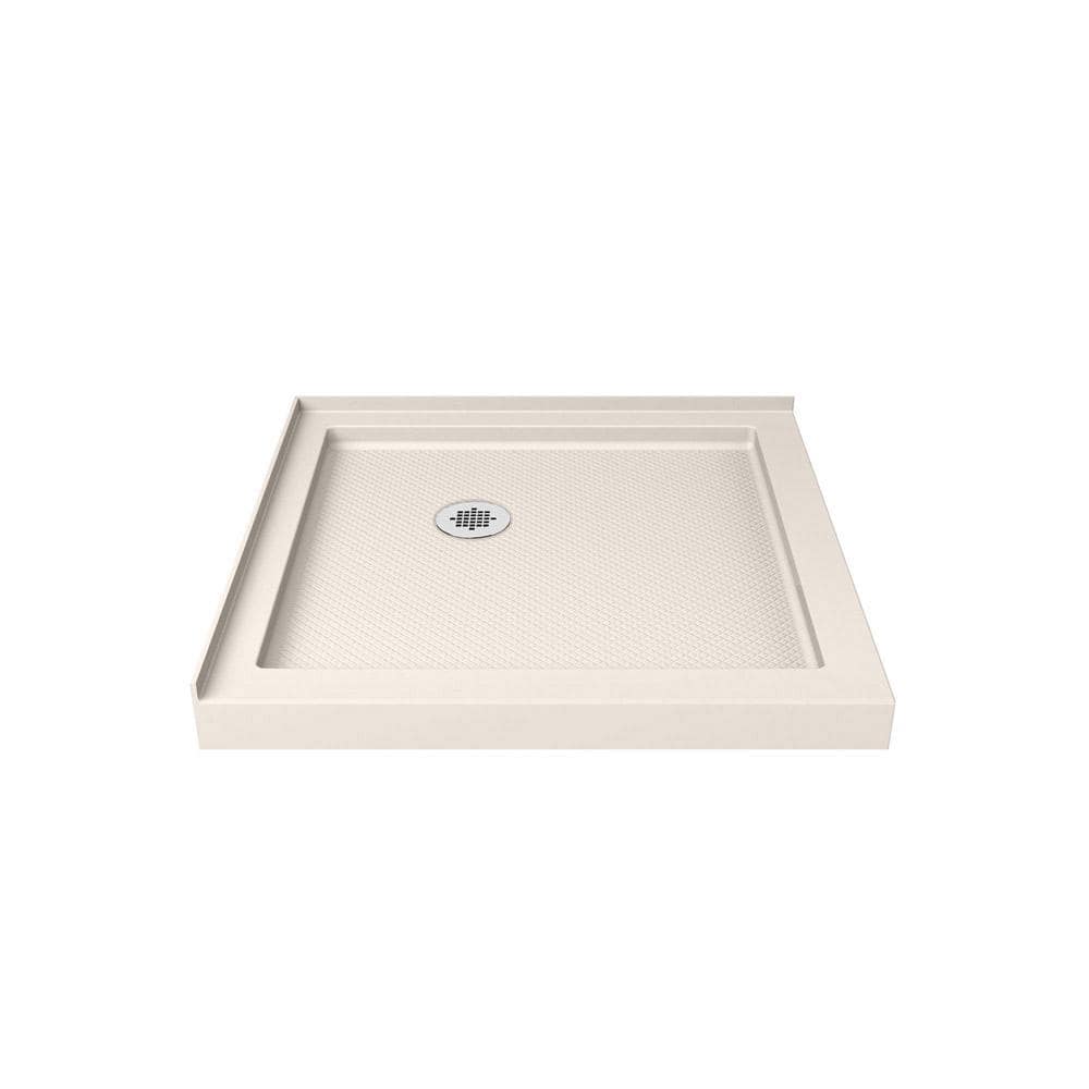 DreamLine Slim Line 36 in. x 36 in. Double Threshold Shower Pan Base in ...