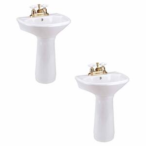 RENOVATORS SUPPLY MANUFACTURING WeeWash 21-1/2 in. H Child Pedestal ...