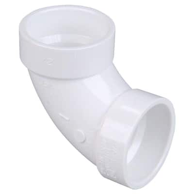 NIBCO 3 in. x 2 in. PVC DWV Hub x Hub Reducing Coupling Fitting C4801HD32