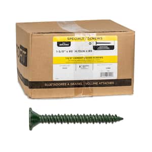 PRO-FIT #9 x 1-1/4 in. Star Drive Flat Head Cement Board Screws (890 ...