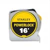 Stanley 16 ft. PowerLock Tape Measure 33-116L - The Home Depot