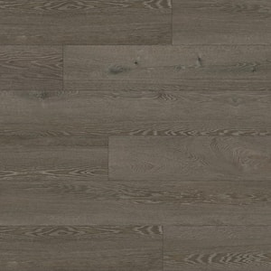 Superoak Dark Oak 12 mm T x 7.7 in. W x 48 in. L Laminate Wood Flooring ...