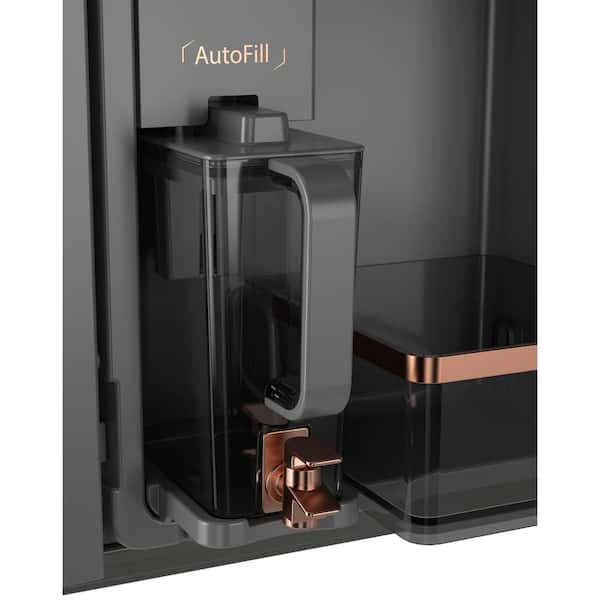 Cafe 36 in. 23.2 cu. ft. Counter-Depth 4-Door French-Door Refrigerator ...