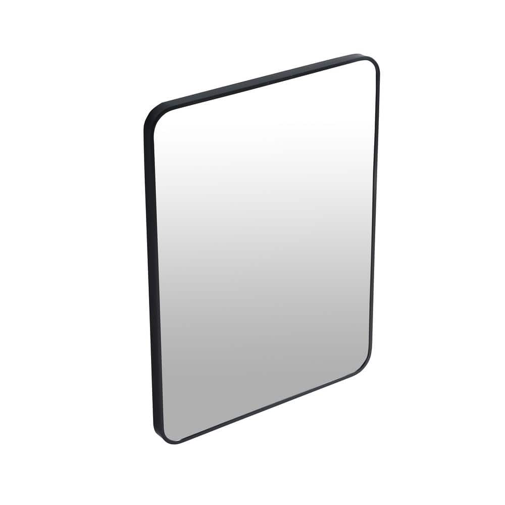 Cesicia 20 in. W x 28 in. H Aluminum Rounded Corner Rectangular Framed ...