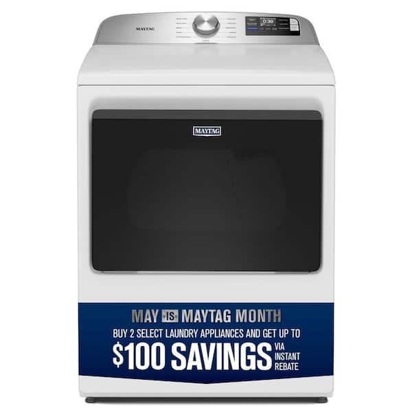 Whirlpool 7.0 cu. ft. Vented Front Load Gas Dryer in White with ...