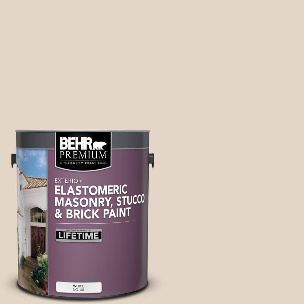 BEHR PREMIUM 1 gal. #N270-1 High Style Beige Elastomeric Masonry ...