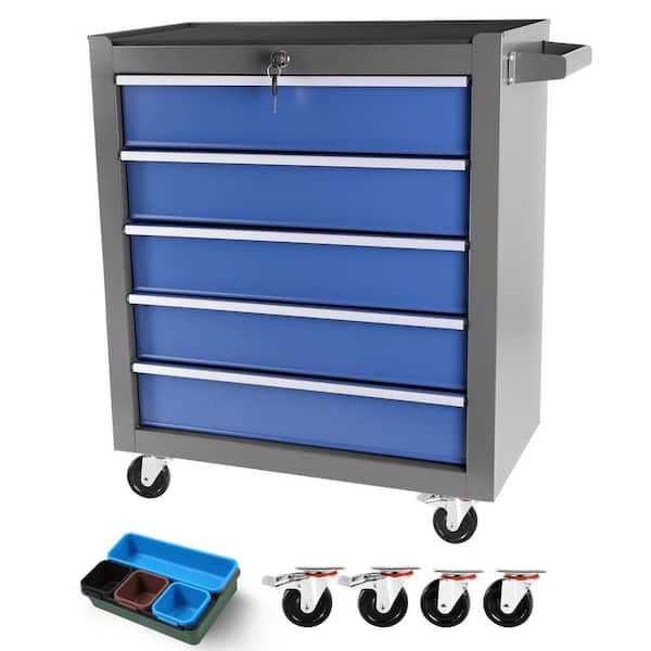 Damodpoy 5 Drawers Rolling Tool Chest w/Wheels, Portable Rolling Tool ...