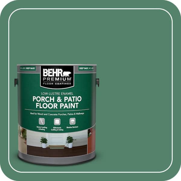 BEHR PREMIUM 1 gal. #M420-6 Tournament Field Low-Lustre Enamel Interior ...