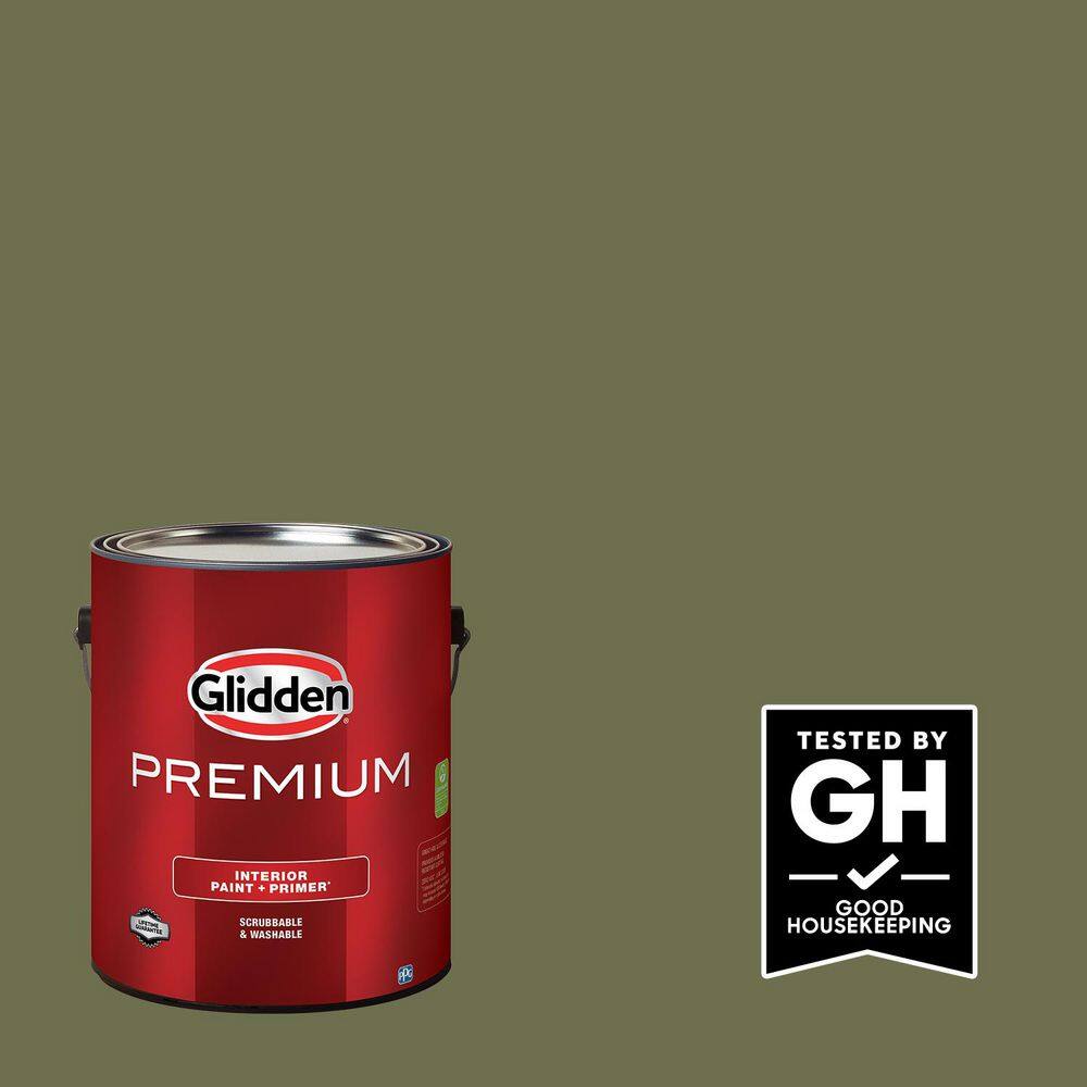 Glidden Premium 1 gal. PPG1125-6 Toy Tank Green Eggshell Interior Latex ...