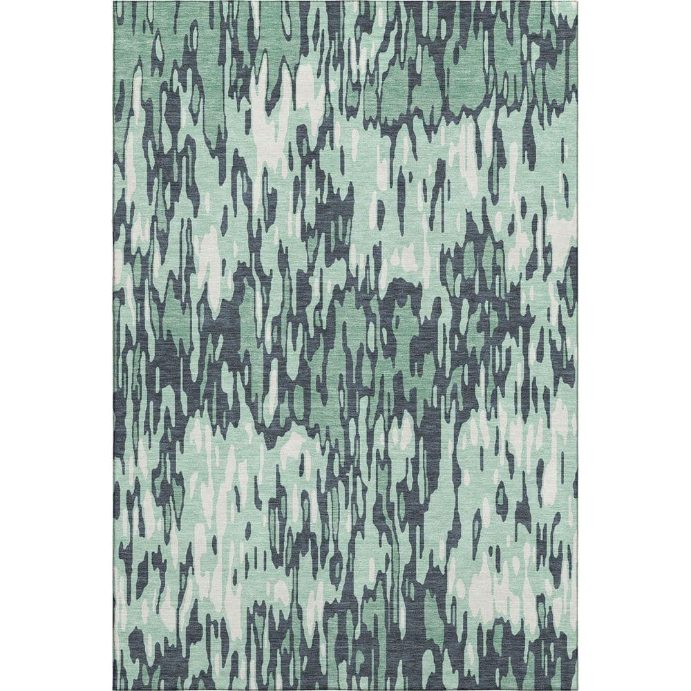 Addison Rugs Mayfield Premium Machine Washable Abstract AMF986 Sage 9 ...