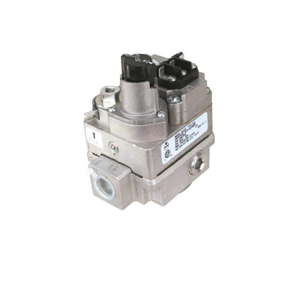 White Rodgers 24-Volt 1/2 in. x 3/4 in. Gas Control Valve with Side ...