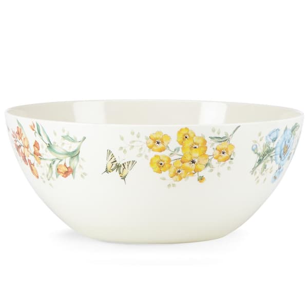 Lenox 11.25 in. Butterfly Meadow Melamine 68 fl. Oz. Multi-Colored ...