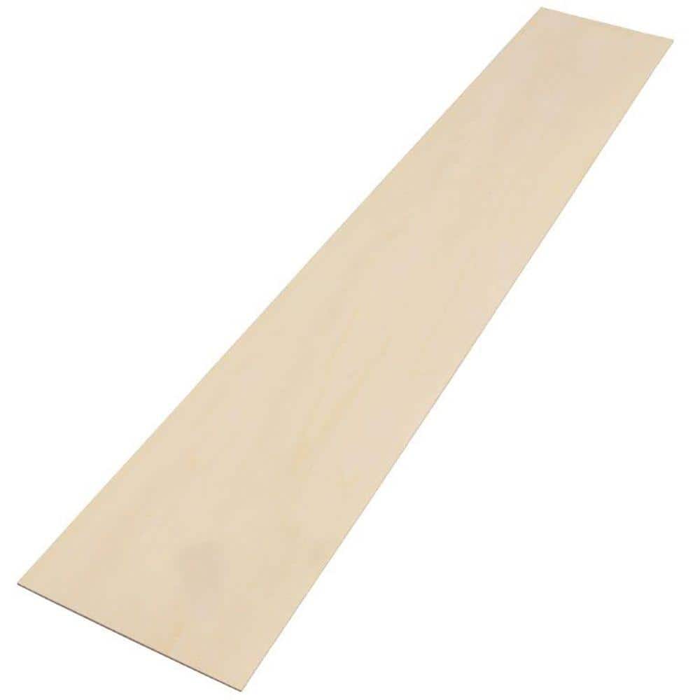 1/16 in. x 4 in. x 2 ft. Basswood Project Board HDB4402 - The Home Depot