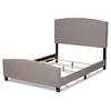 Baxton Studio Morgan Grey Queen Size Panel Bed 162-10315-HD - The Home ...