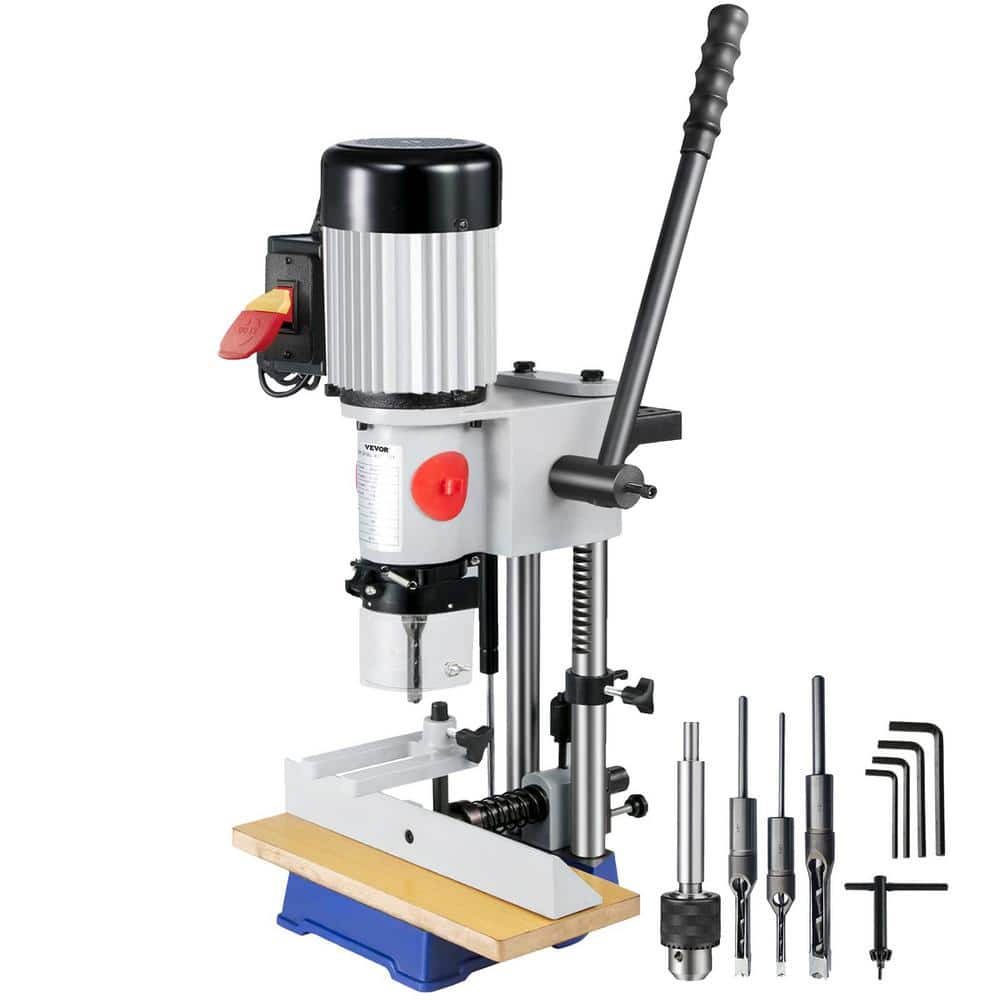 VEVOR Woodworking Mortise Machine 3 /4 HP 3 400RPM 1-Speed Drill Press ...