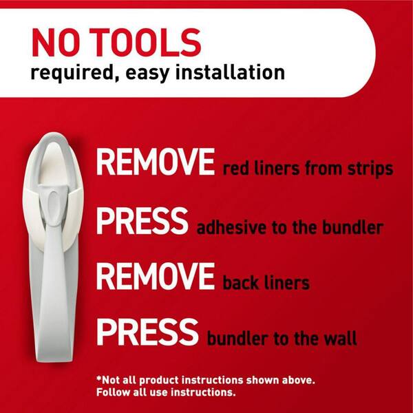 Command Cord Bundlers, Gray, Damage Free Organizing, 2 Cord Bundlers ...
