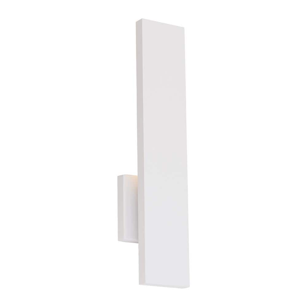 WAC Lighting Stag White Indoor/Outdoor Hardwired Coach Sconce with ...