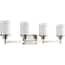 Progress Lighting Alexa Collection 3-Light Brushed Nickel Foyer Pendant ...