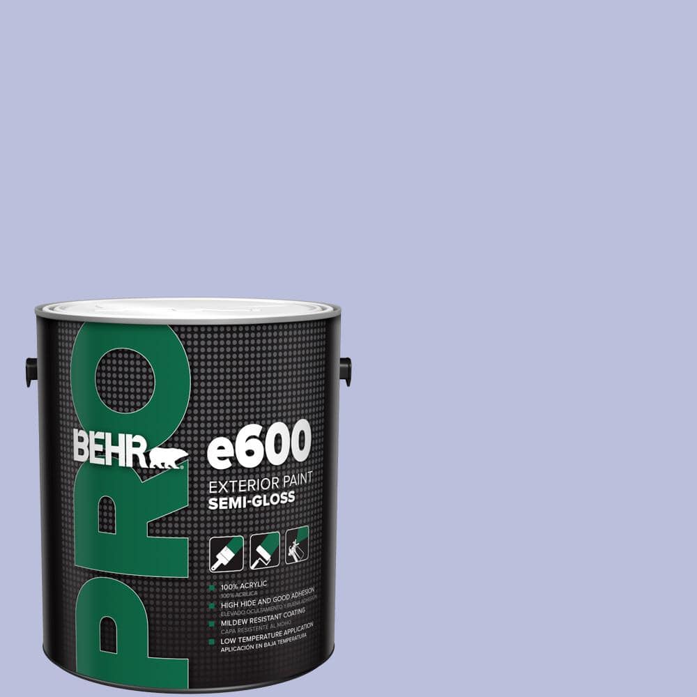 BEHR PRO 1 Gal 620A 3 Rhapsody Lilac Semi Gloss Exterior Paint behr-pro-1-gal-620a-3-rhapsody-lilac-semi-gloss-exterior-paint