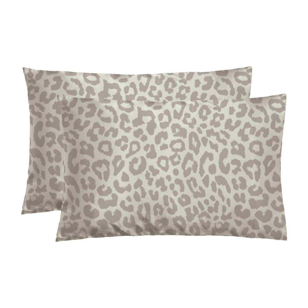 Animal Print Satin King Pillowcase Set of 2 MEND-PC-SATBEAUT-KG-AN-2PK ...
