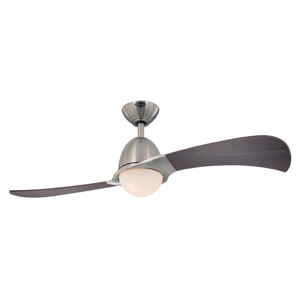 Westinghouse Solana 48 in. LED Brushed Nickel Ceiling Fan with Light ...
