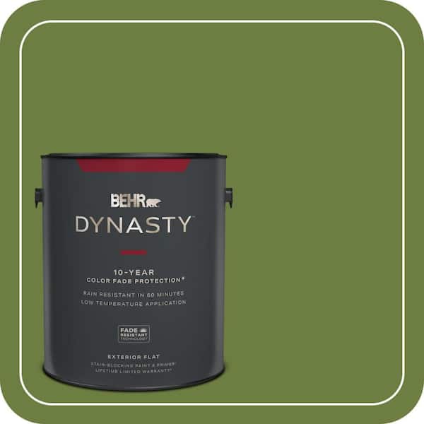 BEHR DYNASTY 1 gal. #M360-7 Rockwall Vine Flat Exterior Stain-Blocking ...
